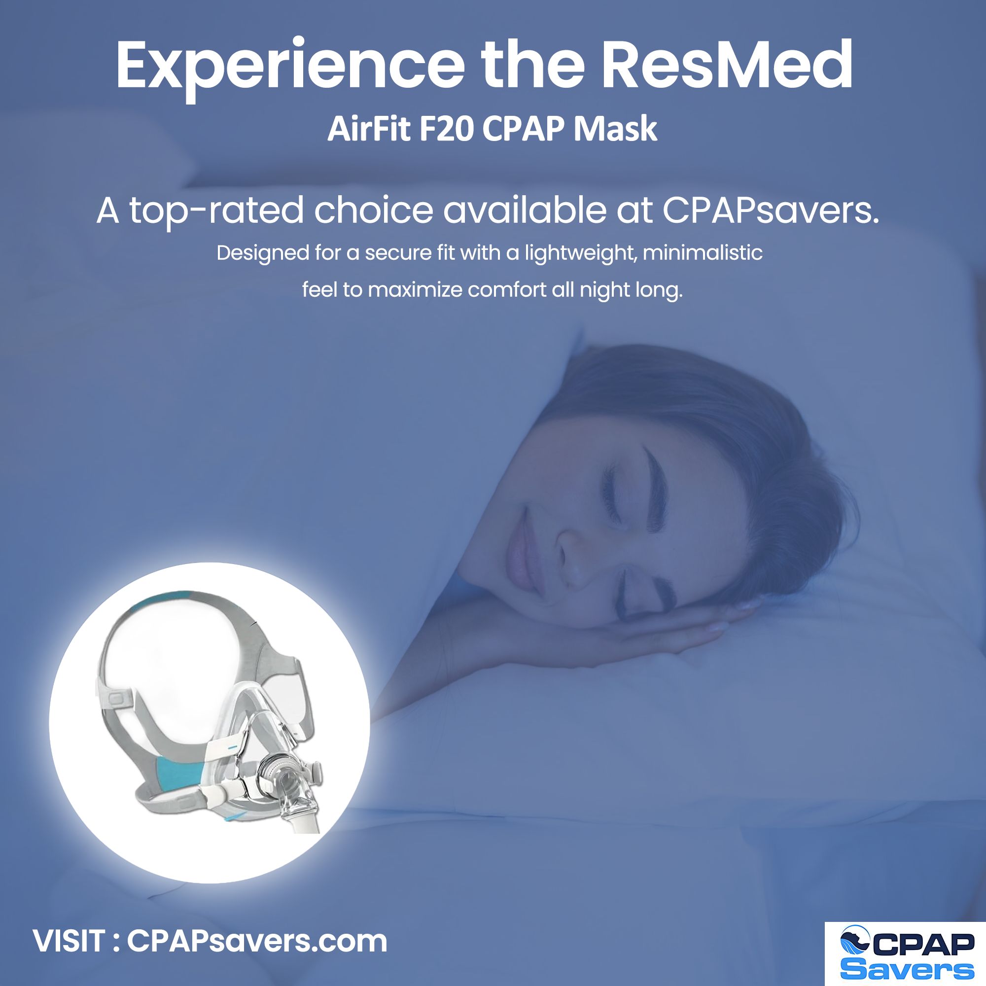 Breathe Easy with ResMed AirFit F20 | Full Face CPAP Mask Review 2025