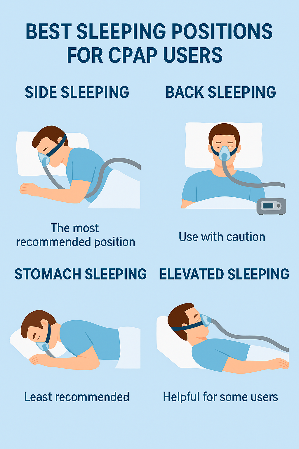 Best Sleeping Positions for CPAP Users | Clinical CPAP Therapy Guide